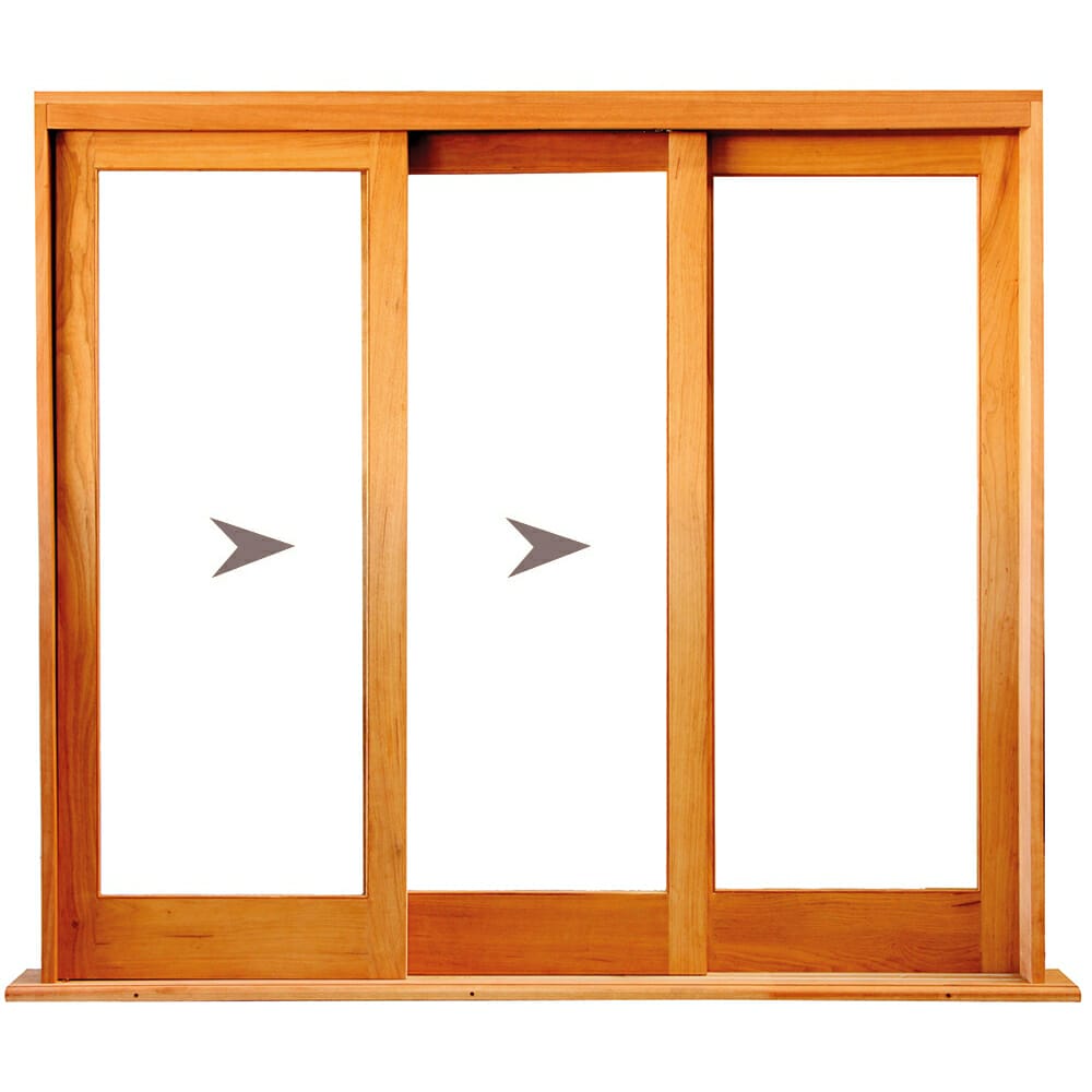 3 Sash Window - 1 Fixed 2 Sliding - Colonial Warehouse