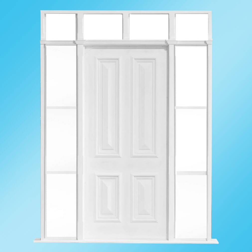 Clayton Entry Door Set - Pre-primed - Colonial Warehouse